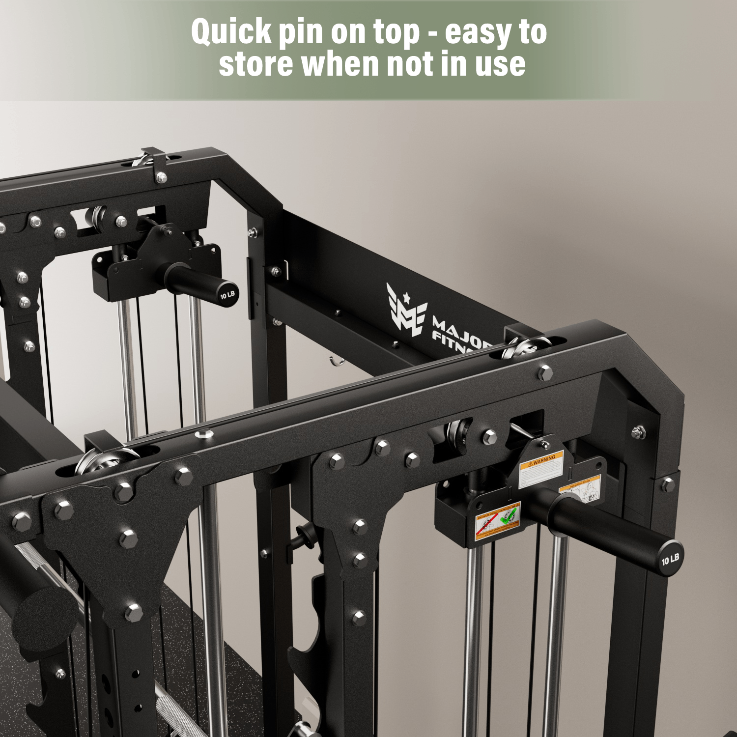 Weight Stack Pin Extender for Cable Machines | Major Fitness