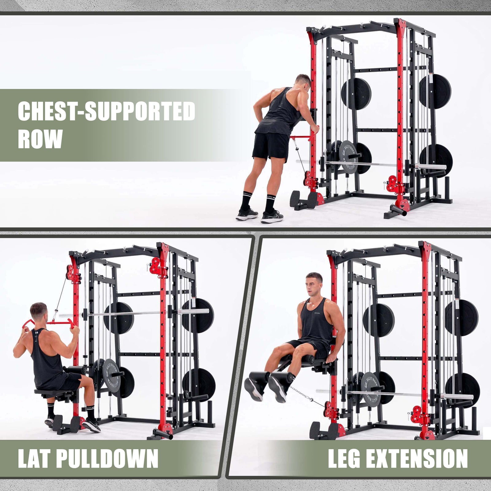 Leg Extension Attachment for Power Rack - Fits 2" x 3" Racks